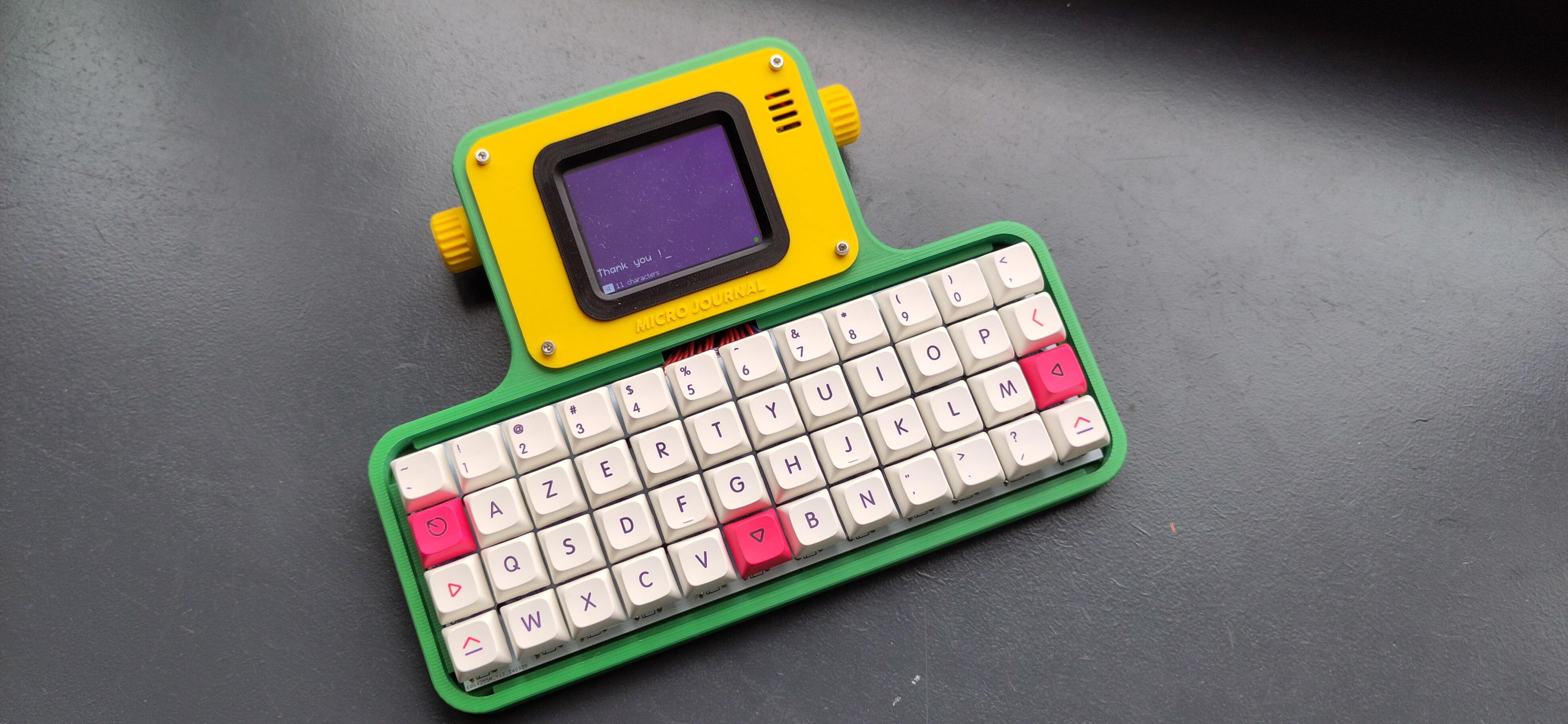 Le Micro Journal Rev 6, un bidule à écrire DIY - Micro Journal Rev 6 ...