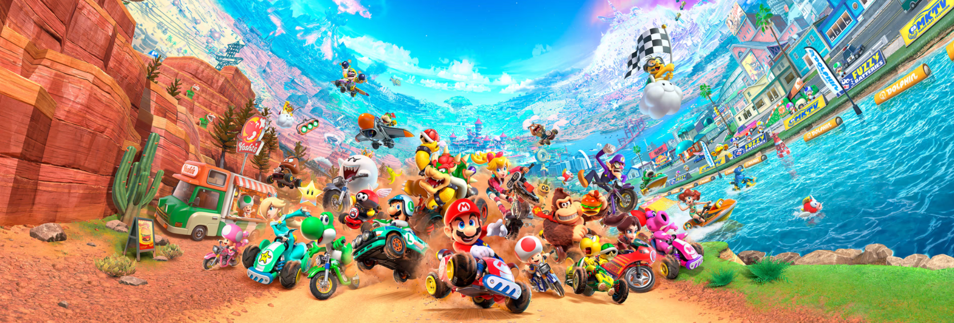 Test - Mario Kart World - Nintendo, Monolith Soft, Brownie Brown 1-UP ...